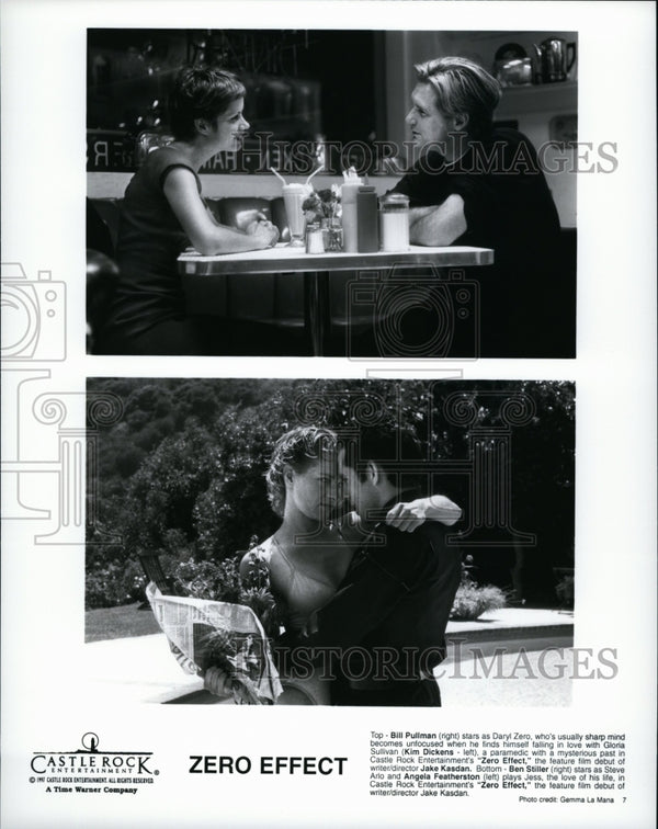 1997 Press Photo "Zero Effect" starring Bill Pullman, Kim Dickens ...