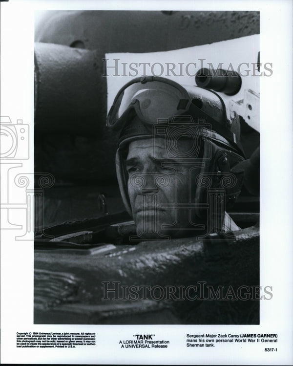 1984 Press Photo "Tank" starring James Garner - Historic Images