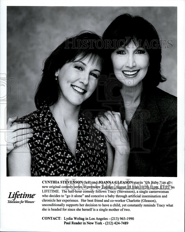 Press Photo Cynthia Stevenson Actress Joanna Gleason Oh Baby TV Comedy ...