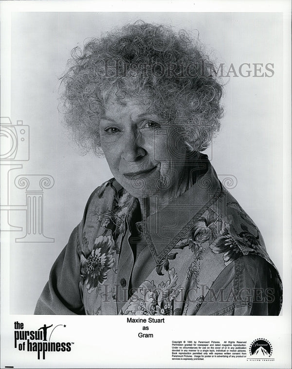 1995 Press Photo Maxine Stuart in "The Pursuit o Happiness" - Historic ...