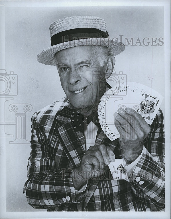 1986 Press Photo Harry Morgan "Blacke's Magic" - Historic Images