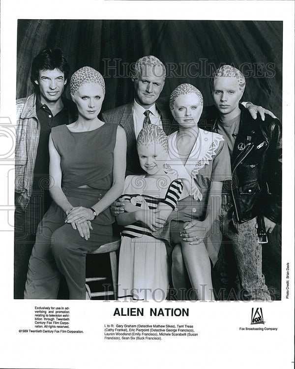 1989 Press Photo Alien Nation The Series Gary Graham A Terri Treas Eric ...