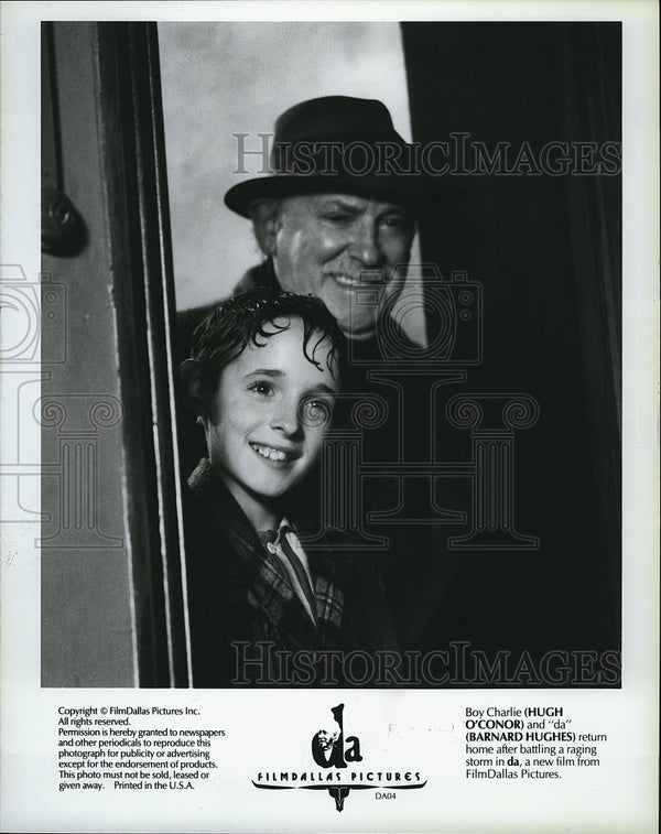 1988 Press Photo "Da" Hugh O'Connor & Barnard Hughes - Historic Images