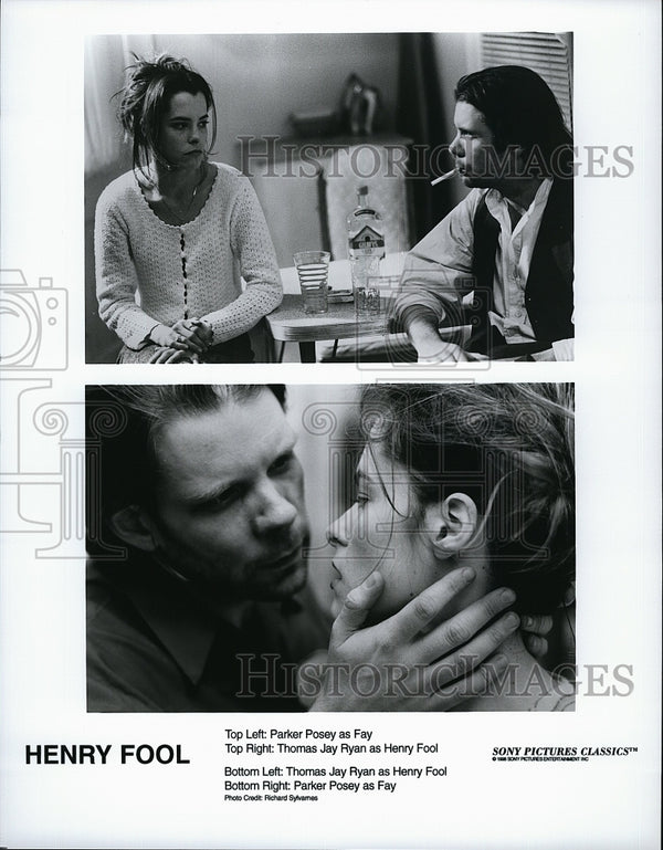 1997 Press Photo "Henry Fool" Parker Posey,Thomas Jay Ryan - Historic ...