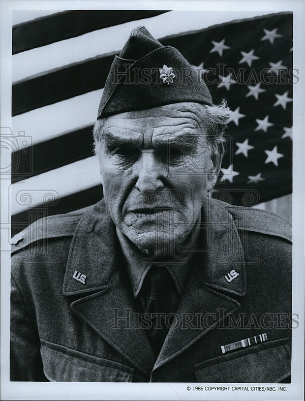 1987 Press Photo Ford Rainey Actor in "Amerika" - Historic Images