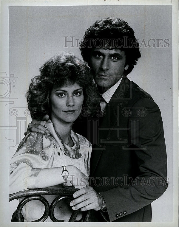 1983 Press Photo Terry Davis Actress Robin Thomas Actor Another World ...