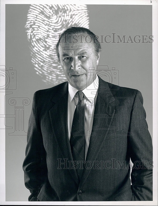 1989 Press Photo Robert Loggia "Mancuso FBI" - Historic Images