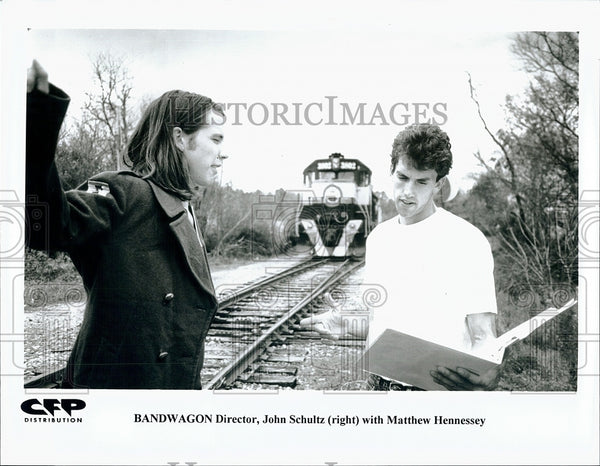 Press Photo Director John Schultz Matthew Hennessey Actor Bandwagon ...