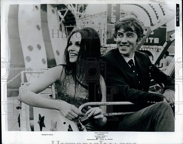 1968 Press Photo Daneile Noel Actress Peter Cook Actor Bedazzled Movie ...