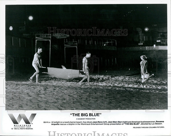 1988 Press Photo Scene From Film "The Big Blue" - Historic Images
