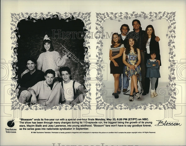 1995 Press Photo Mayim Bialik Joey Lawrence Ted Wass Blossom TV Comedy ...