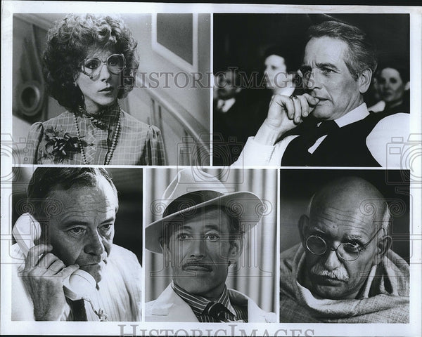 1983 Press Photo Dustin Hoffman Paul Newman Ben Kingsley Peter O'Toole ...