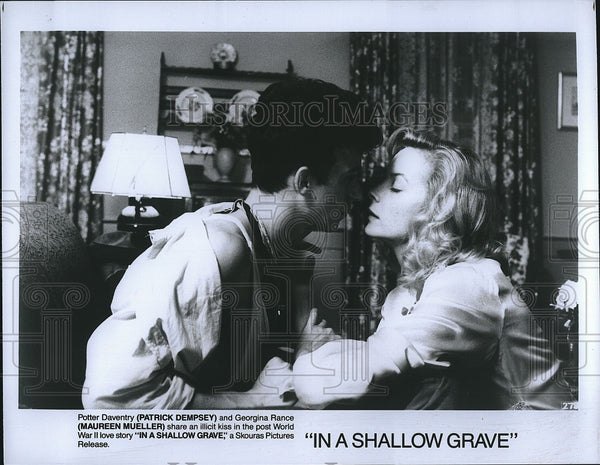 1988 Press Photo "In A Shallow Grave" Patrick Dempsey & Maureen Mueller ...