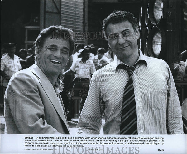 Press Photo Actor Peter Falk & Alan Arkin In "The In-Laws" - Historic ...