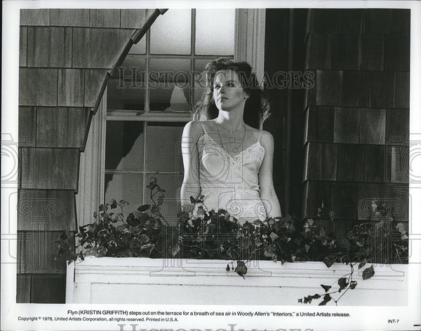 1978 Press Photo Kristin Griffith Movie Interiors - Historic Images