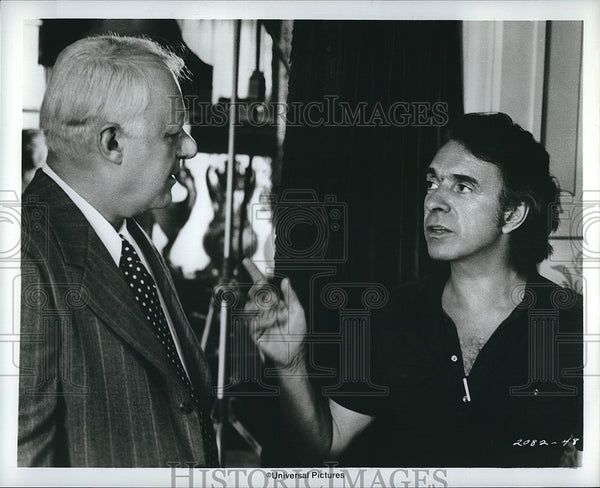 1976 Press Photo "W.C. Fields & Me" Rod Steiger & director Arthur ...