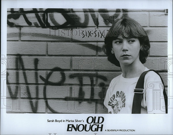 1984 Press Photo Actress Sarah Boyd in "Old Enough" - Historic Images