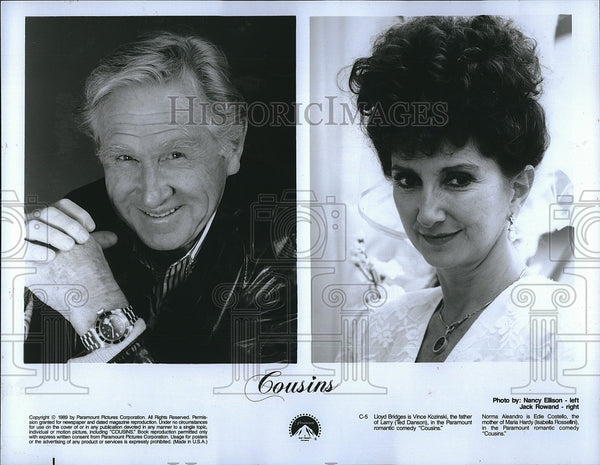 1989 Press Photo Lloyd Bridges and Ted Danson in "Cousins" - Historic ...