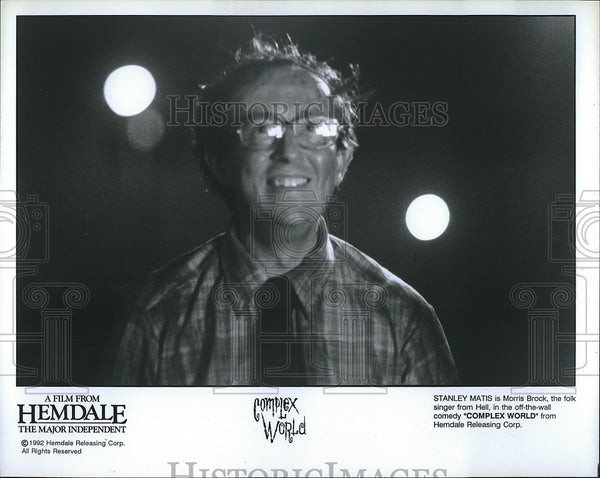 1992 Press Photo Stanley Matis in "Complex World" - Historic Images