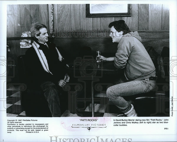 1987 Press Photo John Jenkins American Actor Chris Mulkey Patti Rocks ...