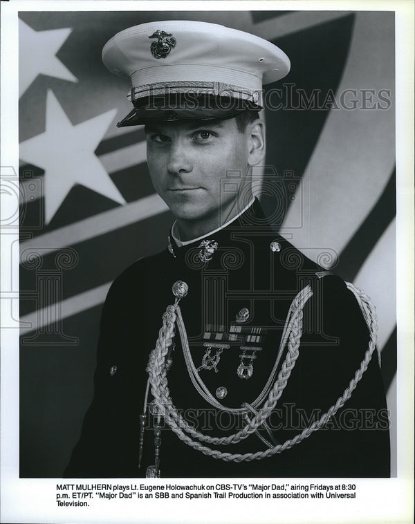 Press Photo Matt Mulhern played as Lt.Eugene Holowachuk in CBS-TV ...