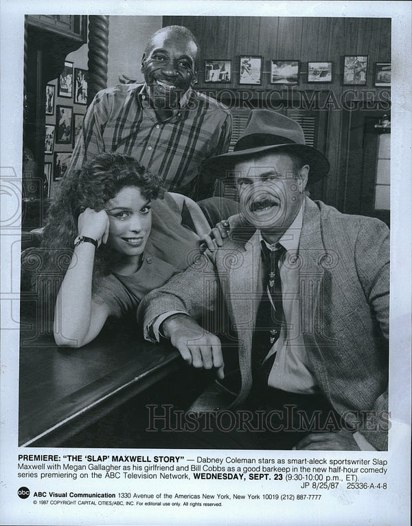 1987 Press Photo The Slap Maxwell Story Dabney Coleman Megan Gallagher ...