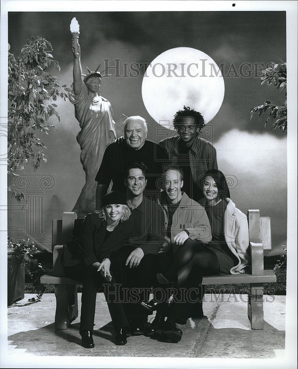 Press Photo The Single Guy Ernest Brgnine Shawn Michael Howard Olivia D ...