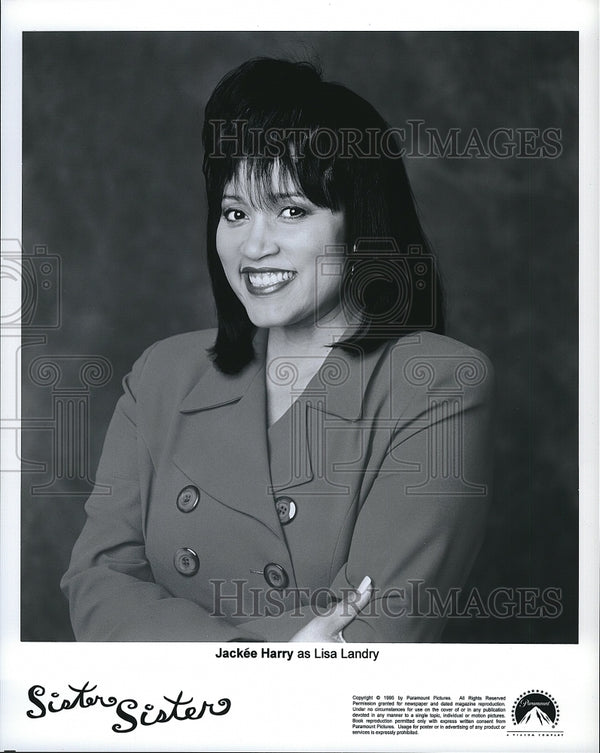 1995 Press Photo Actress Jackee Harry As Lisa Landry In "Sister Sister ...