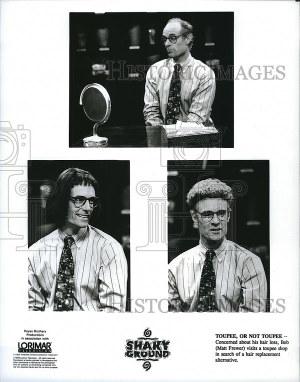 1993 Press Photo Shaky Ground Matt Frewer Television Series Actor ...