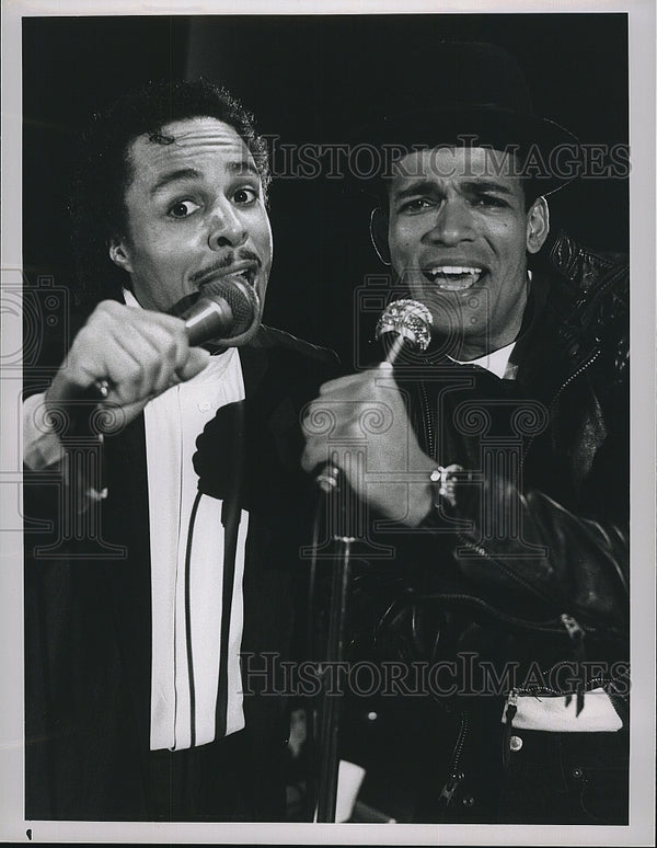 1988 Press Photo "Sonny Spoon" Leon Issac Kennedy & Mario Van Peebles ...