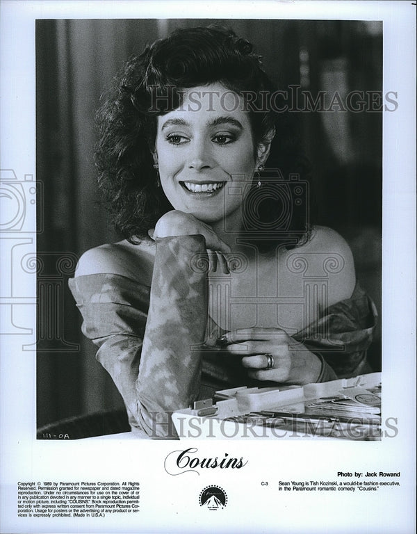1989 Press Photo Movie Cousins Sean Young Actress Celebrity - Historic ...