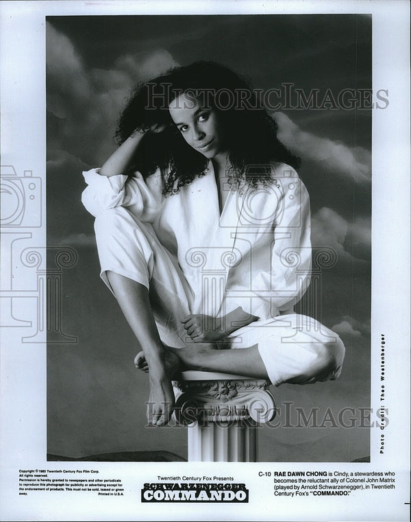 1985 Press Photo Rae Dawn Chong Actress Commando Action Film Movie ...