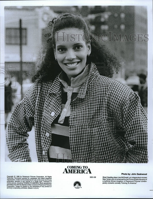 1988 Press Photo Shari Headley American Actress Coming To America ...