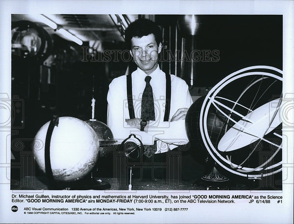 1988 Press Photo Dr. Michael Gullen on "Good Morning America ...