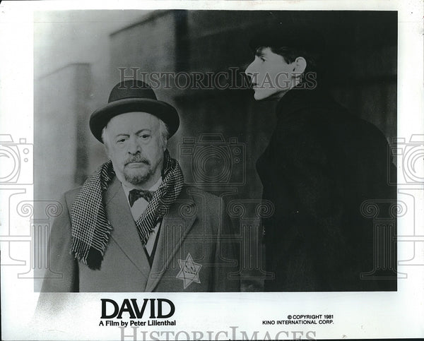 1981 Press Photo Actors in Scene from Film "David" - Historic Images