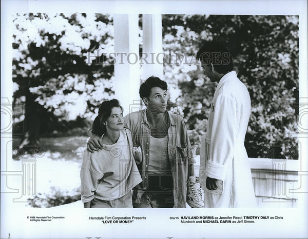 1988 Press Photo Haviland Morris Actress Timothy Daly Actor Michael ...