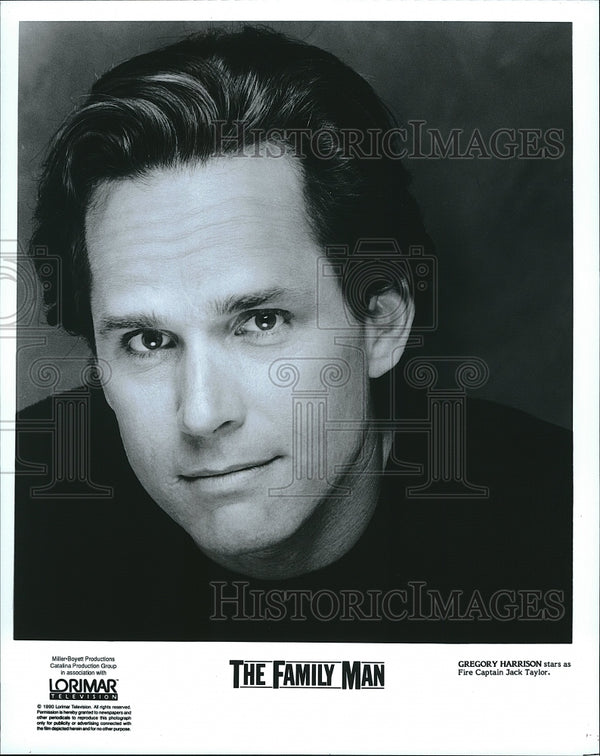 1990 Press Photo Actor Gregory Harrison in "The Family Man" - Historic ...