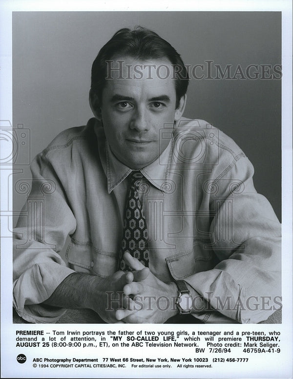 1994 Press Photo "My So Called Life" Tom Irwin stars - Historic Images