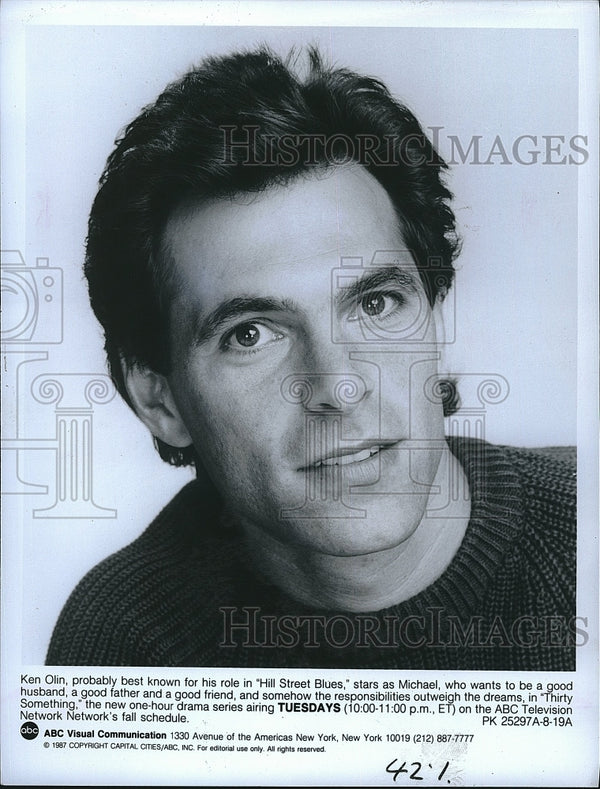 1987 Press Photo Ken Olin Actor Thirty Something Television Series ...