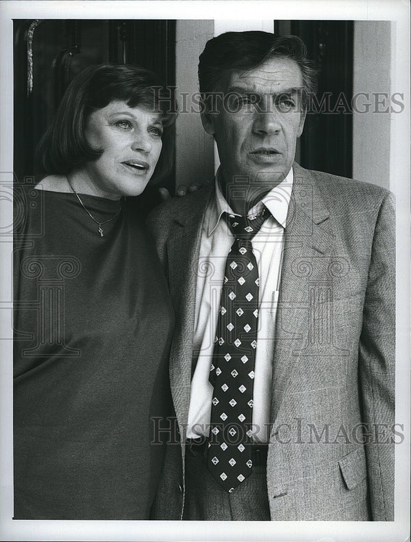 1987 Press Photo "The Law and Harry McGraw" Jerry Orbach, Kaye Ballard ...