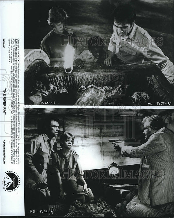 1984 Press Photo Tommy Lee Jones Actor Scenes From River Rat Movie Film ...