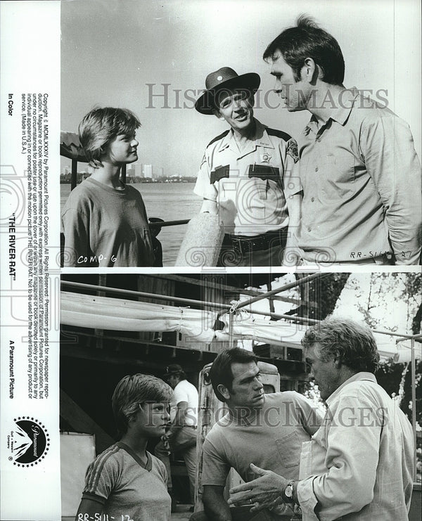 1984 Press Photo Tommy Lee Jones Martha Plimpton River Rat Movie Scenes ...