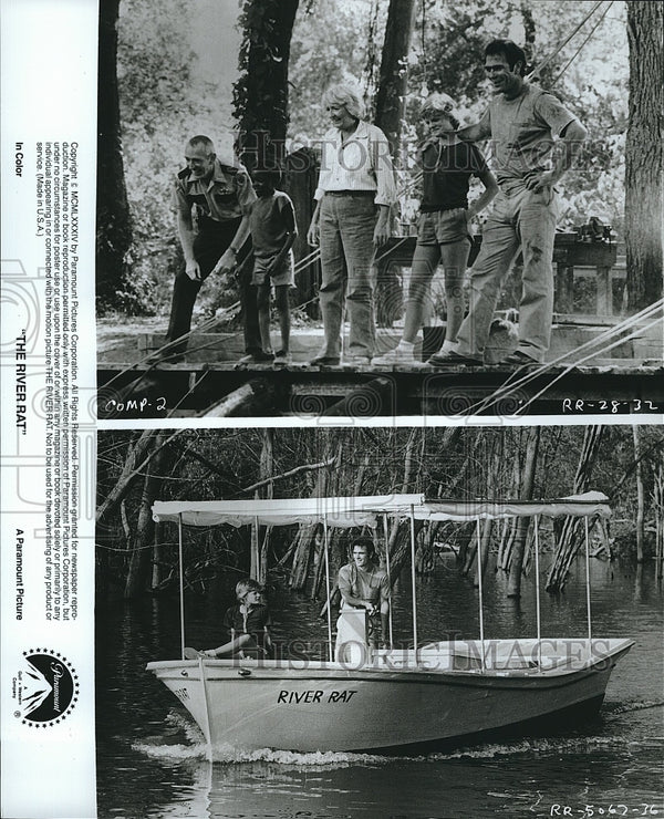 1984 Press Photo Tommy Lee Jones Martha Plimpton River Rat Movie Scenes ...