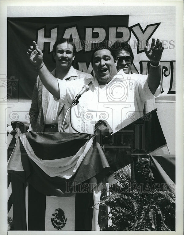 1987 Press Photo Fred Asparagus in "Hunter" - Historic Images