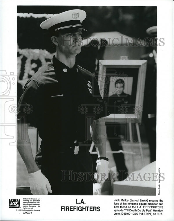 1996 Press Photo Actor Jarrod Emick in "L.A. Firefighters" - Historic ...
