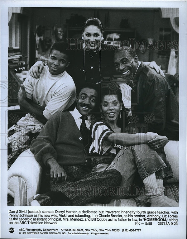 1989 Press Photo Darryl Sivid Penny Johnson Claude Brooks Liz Torres ...