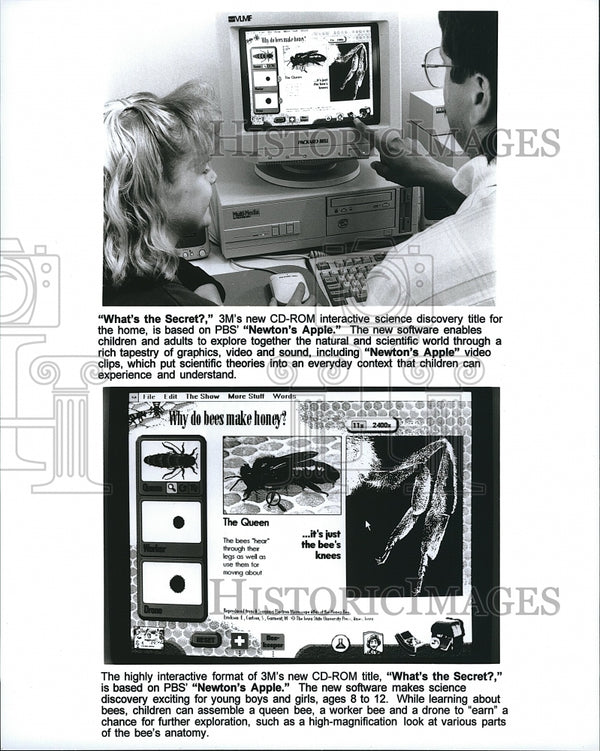 1994 Press Photo Host David Heil of "Newton's Apple" - Historic Images