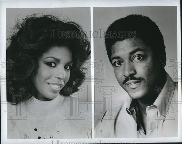 1987 Press Photo Larry Riley, Lynne Moody "Knots Landing" - Historic Images