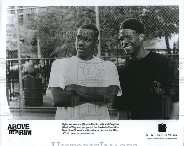 1994 Press Photo Duane Martin & Marlon Wayans in "Above The Rim ...