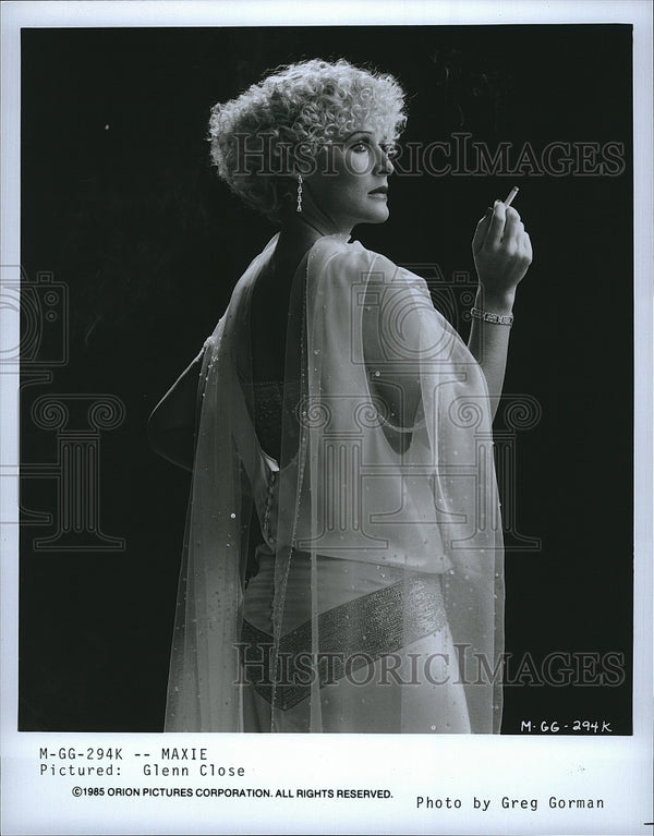 1985 Press Photo Maxie Movie With Actress Glenn Close - Historic Images